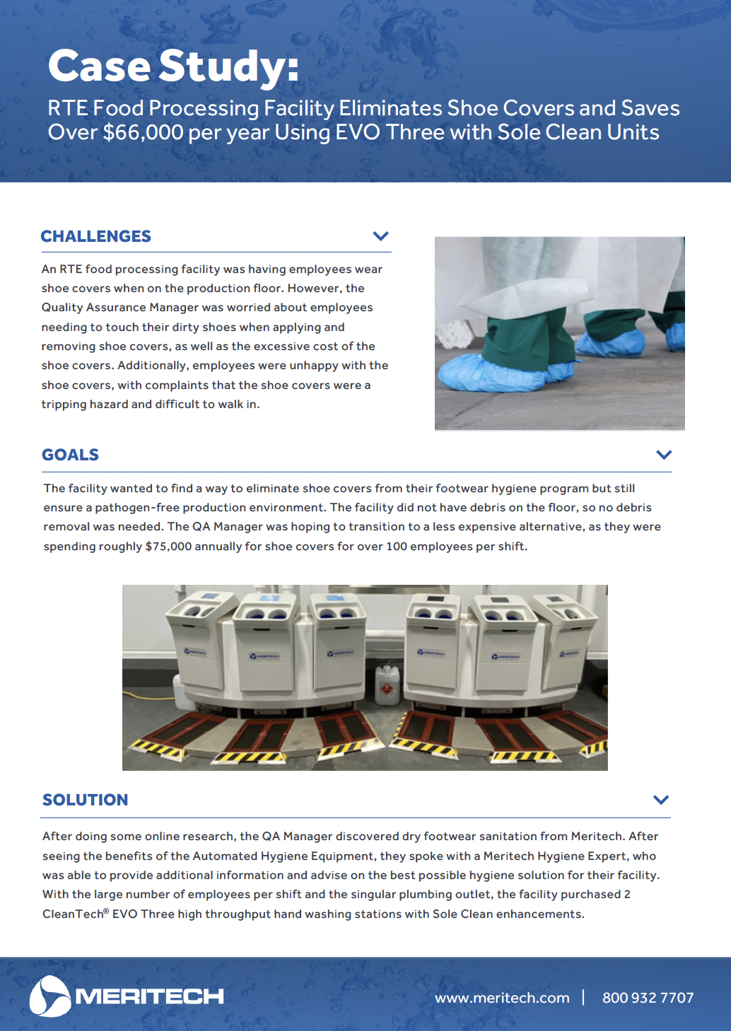 Case Study: RTE Facility Saves $66,000 annually Using EVO with Sole Clean
